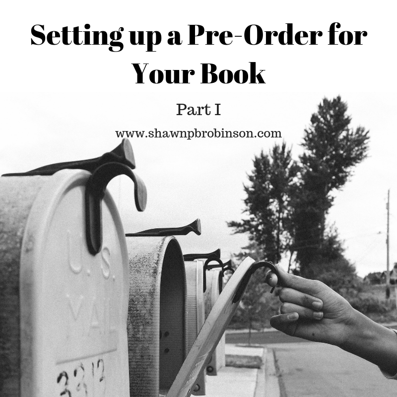 Setting up a Pre-Order for a Book | Shawn P. B. Robinson